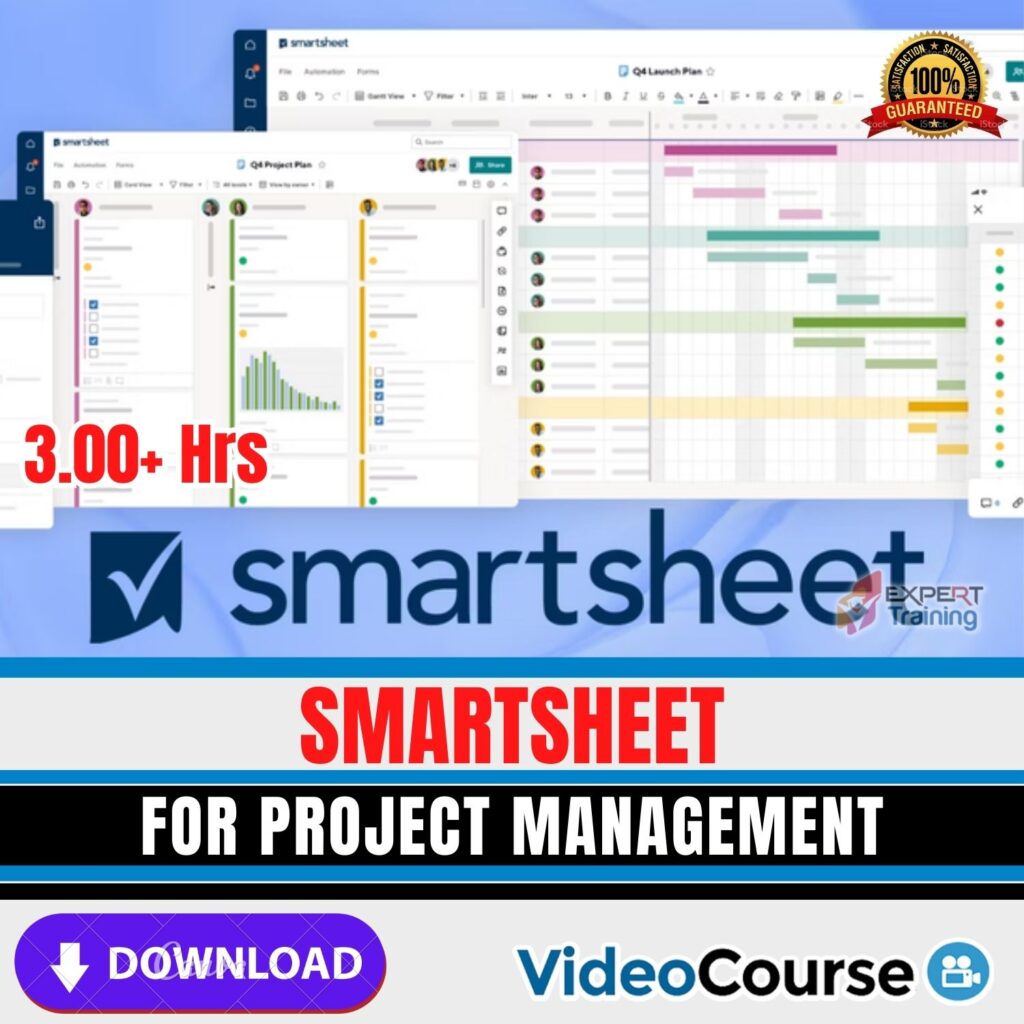 Smartsheet For Project Management - Expert Training