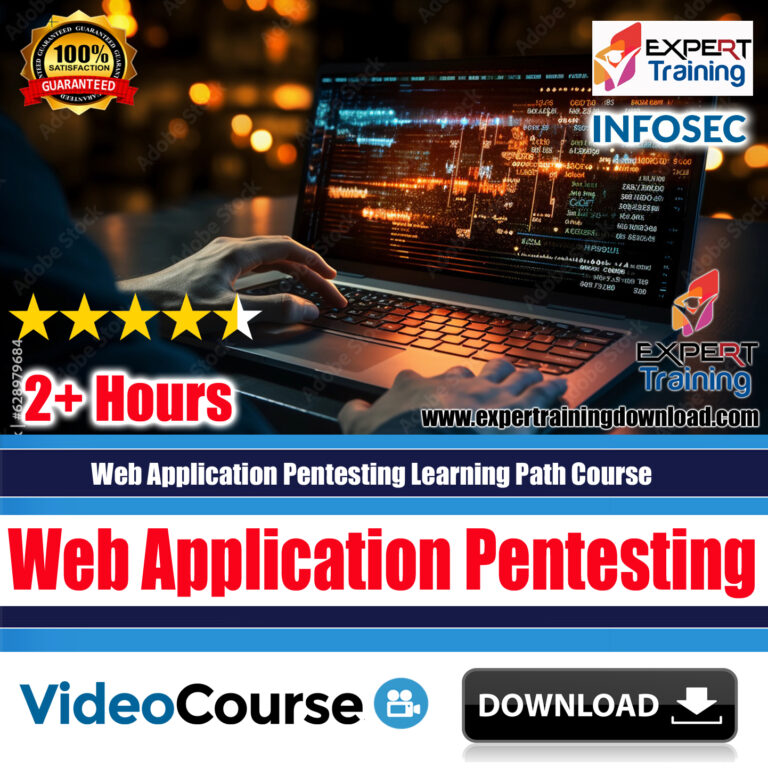Web Application Pentesting Learning Path Course - Expert Training