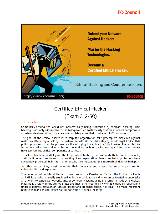 CEH v5 syllabus - Expert Training