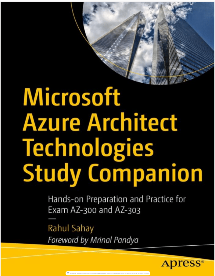 Microsoft Azure Architect Technologies Study Companion_ Hands-on ...