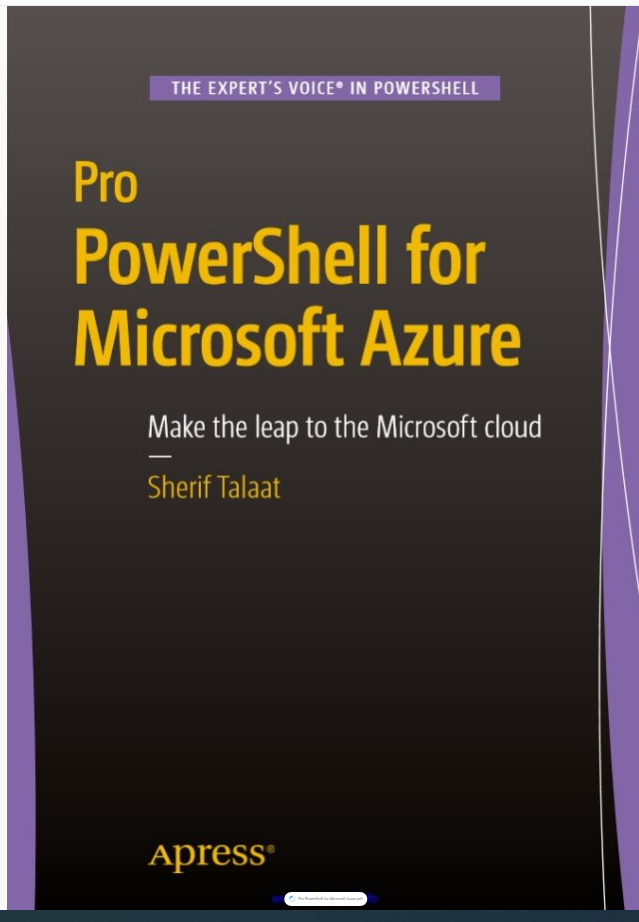 Pro PowerShell for Microsoft Azure.pdf - Expert Training