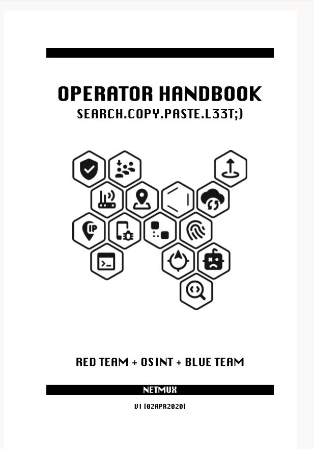 Operator Handbook Red Team + OSINT + Blue Team Reference (Joshua ...