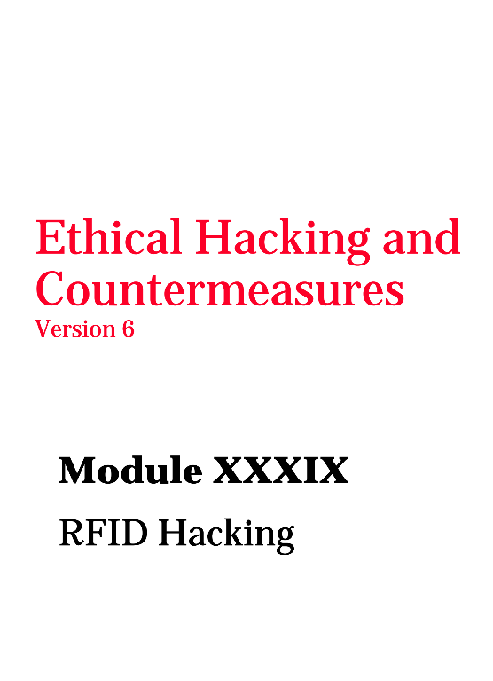 Module 39 RFID Hacking.pdf - Expert Training