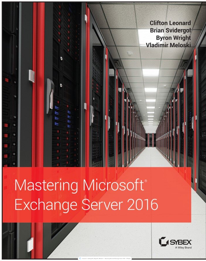 Mastering Microsoft Exchange Server 2016 - 2016.pdf - Expert Training