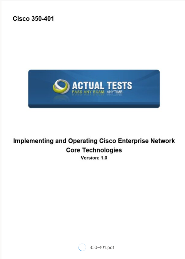 350-401 Implementing and Operating Cisco Enterprise Network Core Technologies - Expert Training