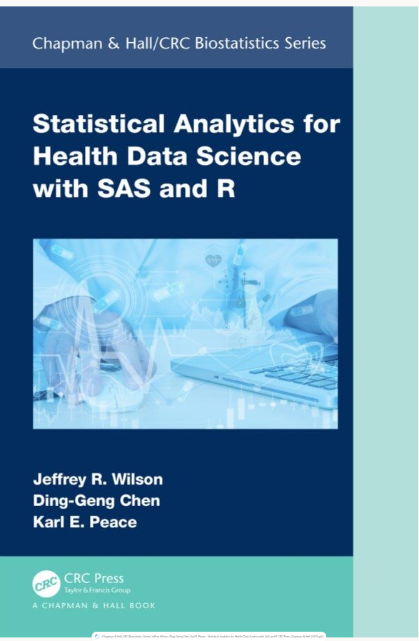 Statistical Analytics for Health Data Science with SAS and R - Expert ...