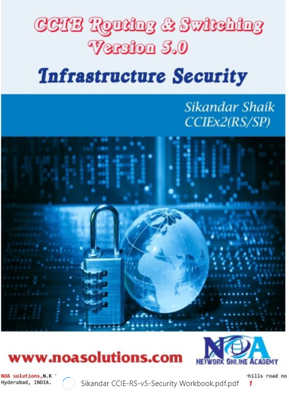 Ccie Rs V5 Security Workbook Expert Training