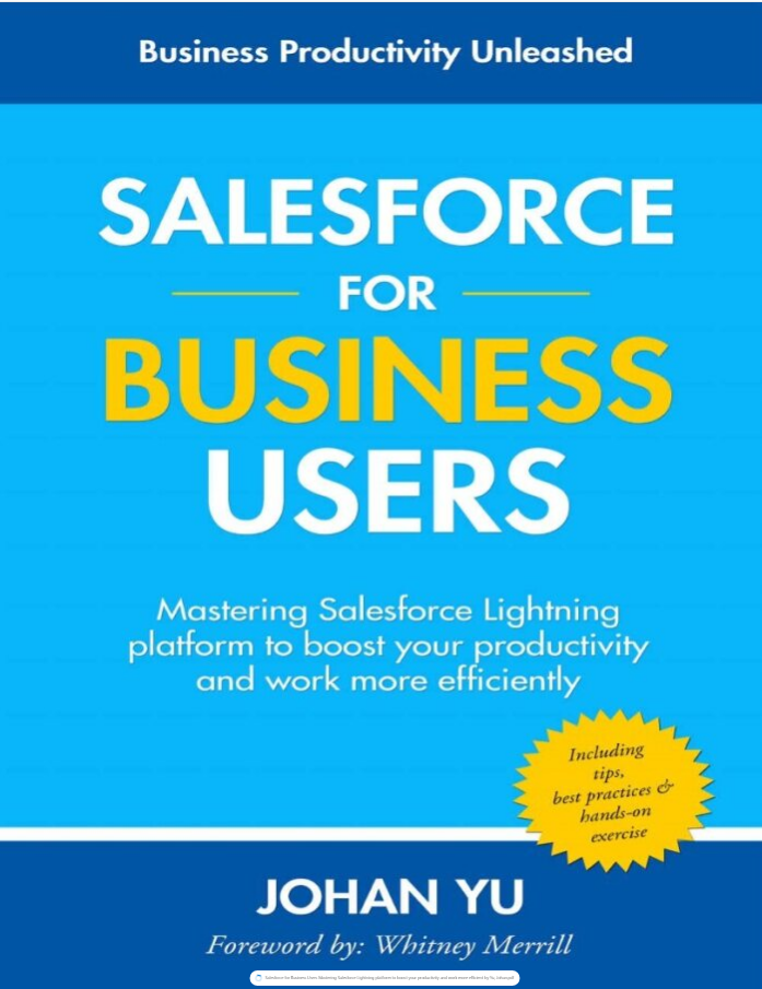 Salesforce For Business Users Mastering Salesforce Lightning Platform