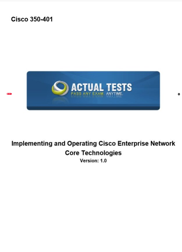 350-401 Implementing and Operating Cisco Enterprise Network - Expert Training