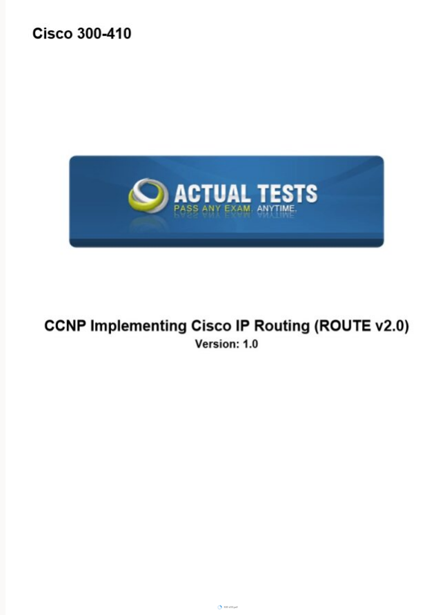 300-410 CCNP Implementing Cisco IP Routing (ROUTE v2.0) - Expert Training