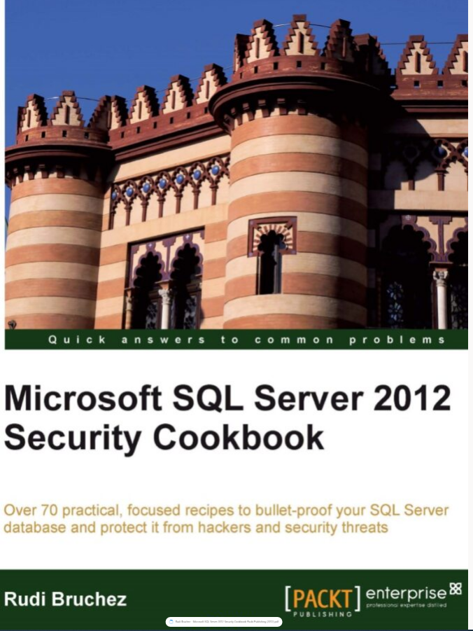 Microsoft SQL Server 2012 Security Cookbook-Packt Publishing (2012) - Expert Training
