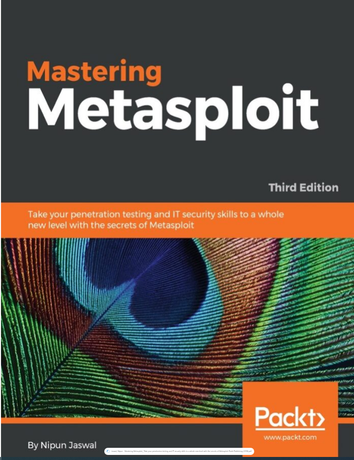 Mastering Metasploit_ Take your penetration testing and IT security ...