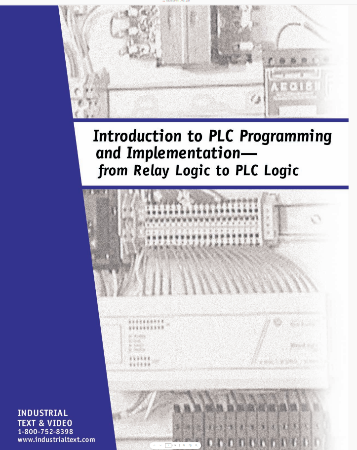 Industrial Text Video Company Introduction To Plc Programming And Implementation From Relay