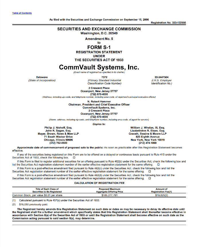 CommVault Systems, Inc. - Expert Training