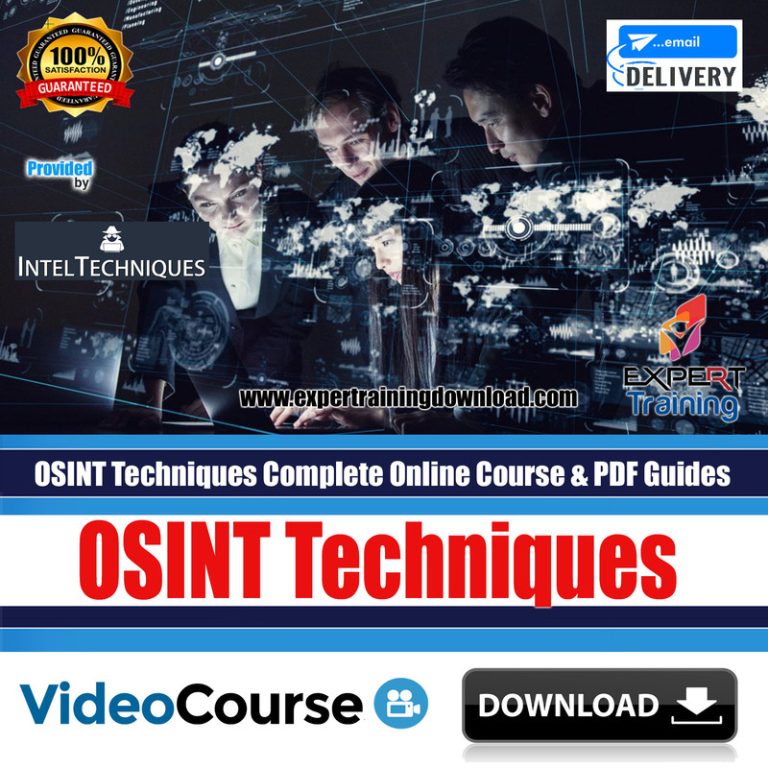 IntelTechniques OSINT Training - Expert Training