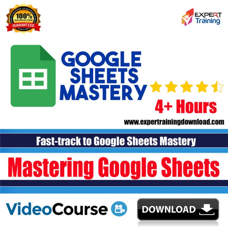 Fast-track to Google Sheets Mastery - Expert Training