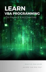 Learn VBA Programming for Finance & Accounting