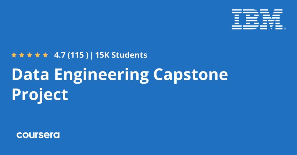 Data Engineering Capstone Project (2025) - Coursera - Expert Training