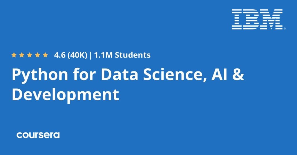 Python for Data Science, AI & Development (2025) - Coursera - Expert Training