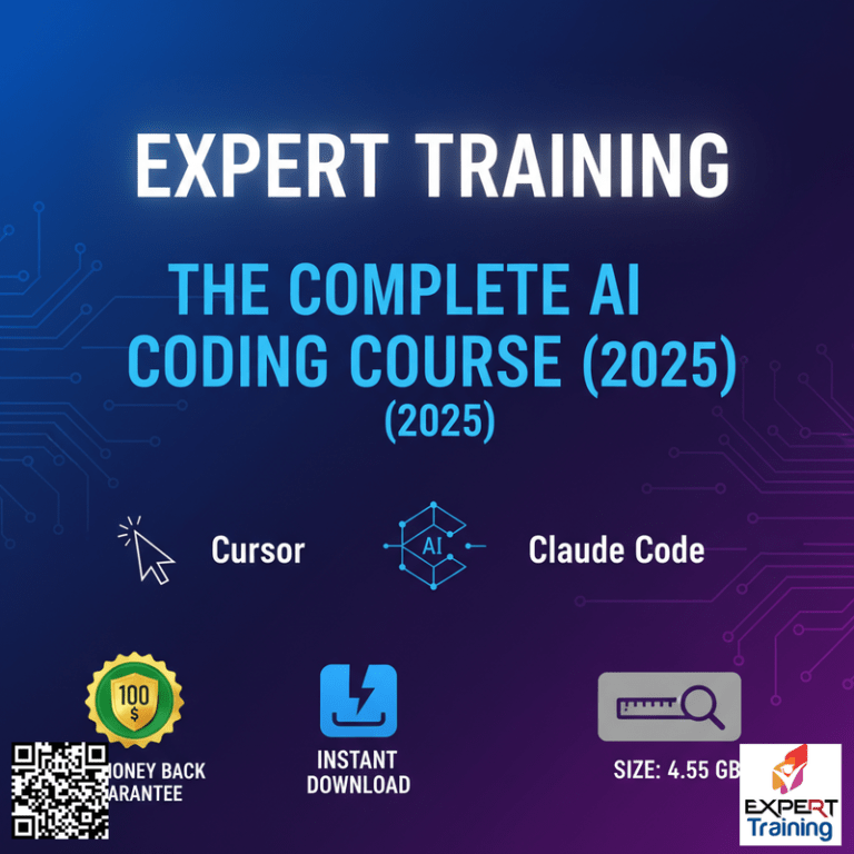 The Complete AI Coding Course (2025) - Cursor & Claude - Expert Training