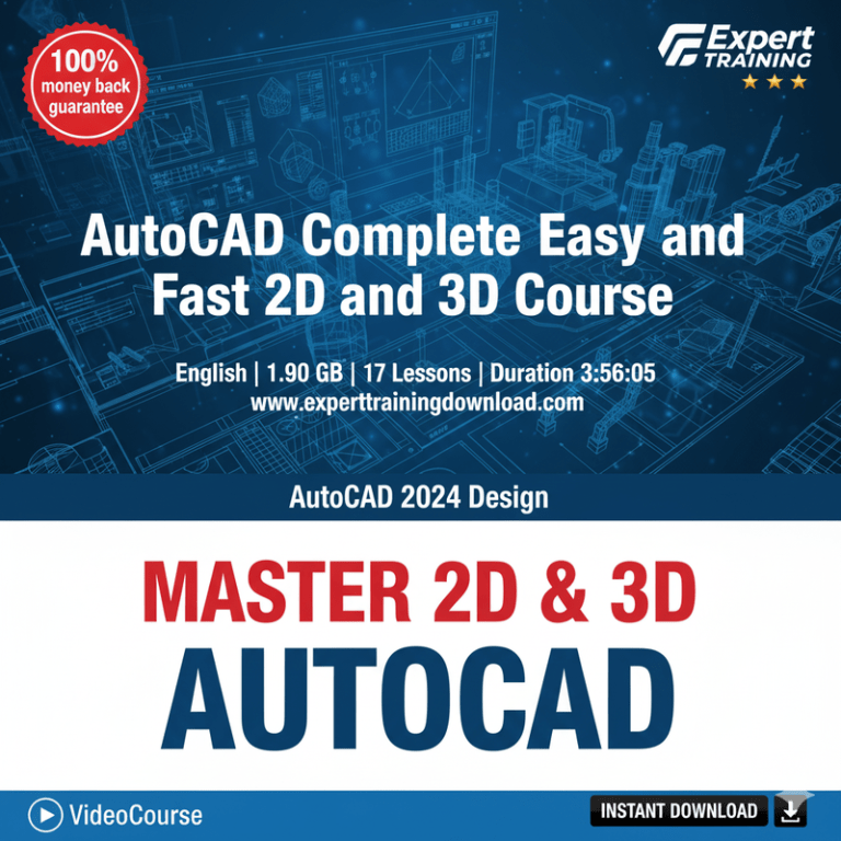 AutoCAD Complete Fast 2D and 3D Design Course 2025 - Expert Training
