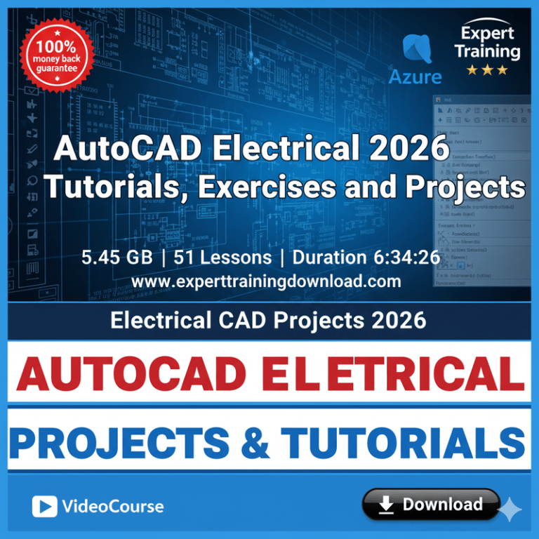 AutoCAD Electrical 2026 Tutorials Projects and Exercises - Expert Training