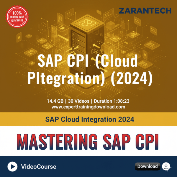 SAP CPI Cloud Platform Integration Training 2024 - Expert Training