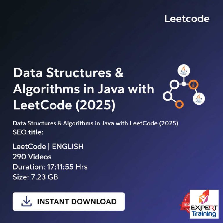 Data Structures & Algorithms in Java with LeetCode (2025) - Expert Training