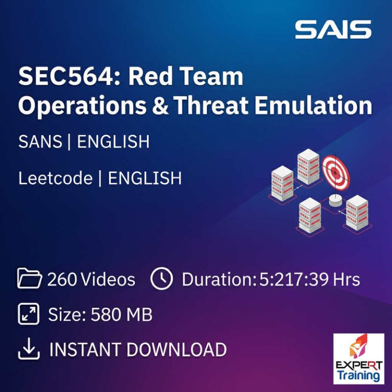 SEC564: Red Team Operations & Threat Emulation - Expert Training