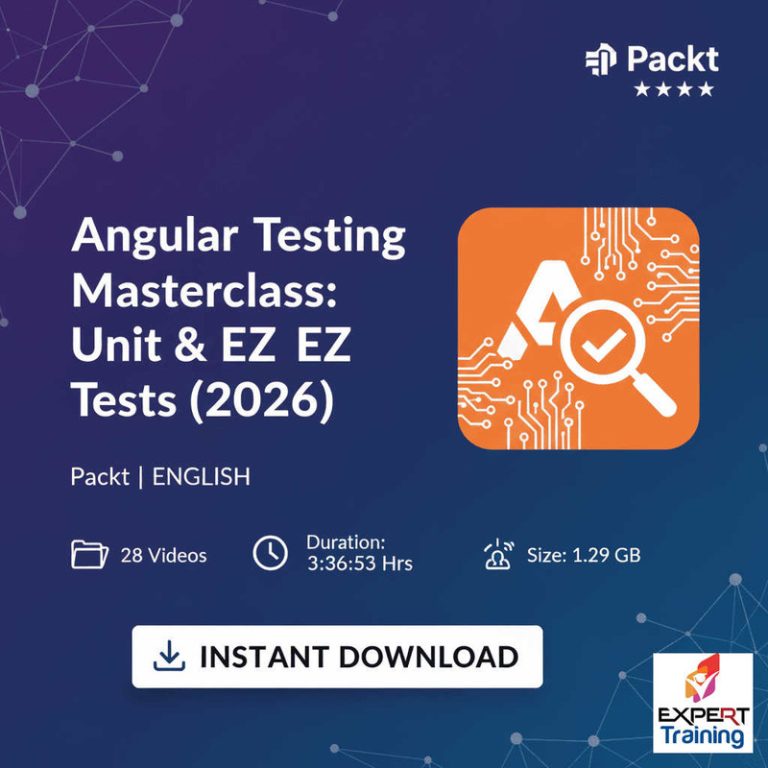 Angular Testing Masterclass: Unit & E2E Tests (2026) - Expert Training